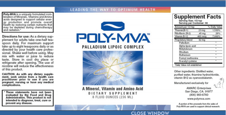 Poly-MVA (8 oz.) | Nutriplanet