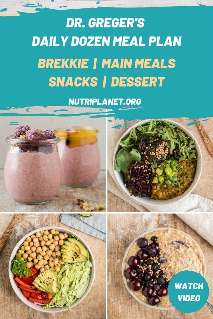 Daily Dozen Meal Plan [Gluten-Free, Low-Fat] | Nutriplanet