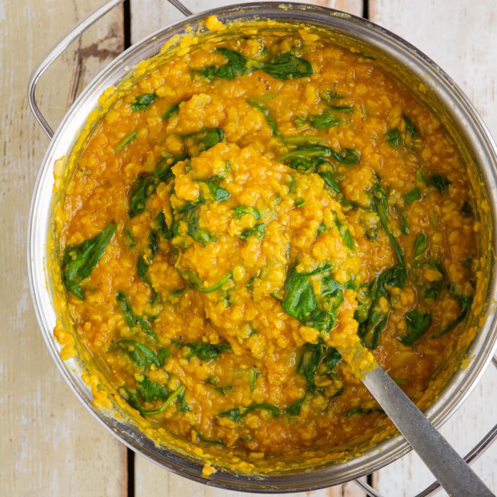 Red Lentil and Moong Dal Recipe with Pumpkin | Nutriplanet
